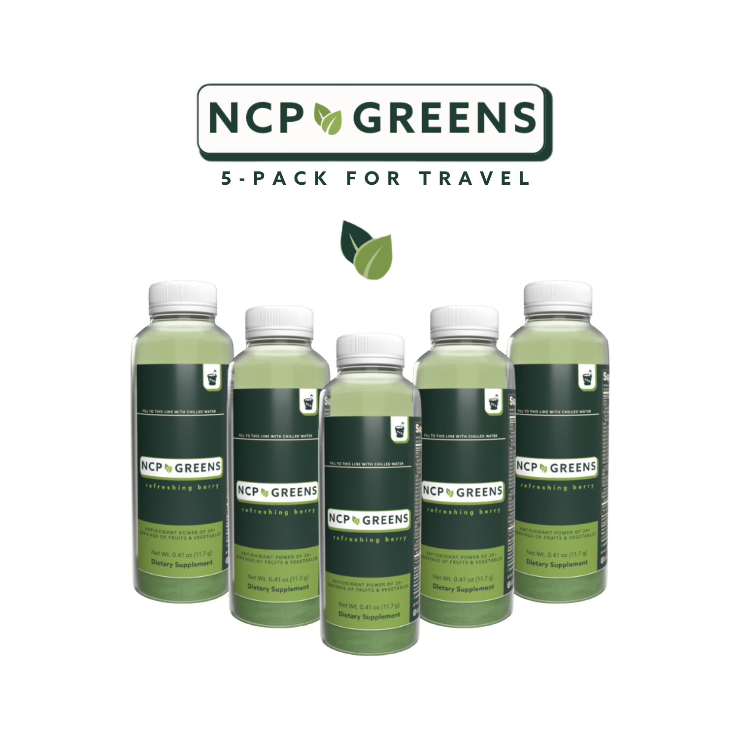 NCP Greens 5-Pack for Travel – North Century Pharmacy