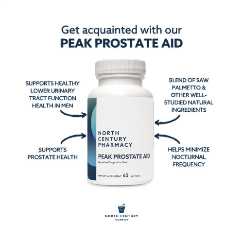 Peak Prostate Aid 60 Softgels – North Century Pharmacy